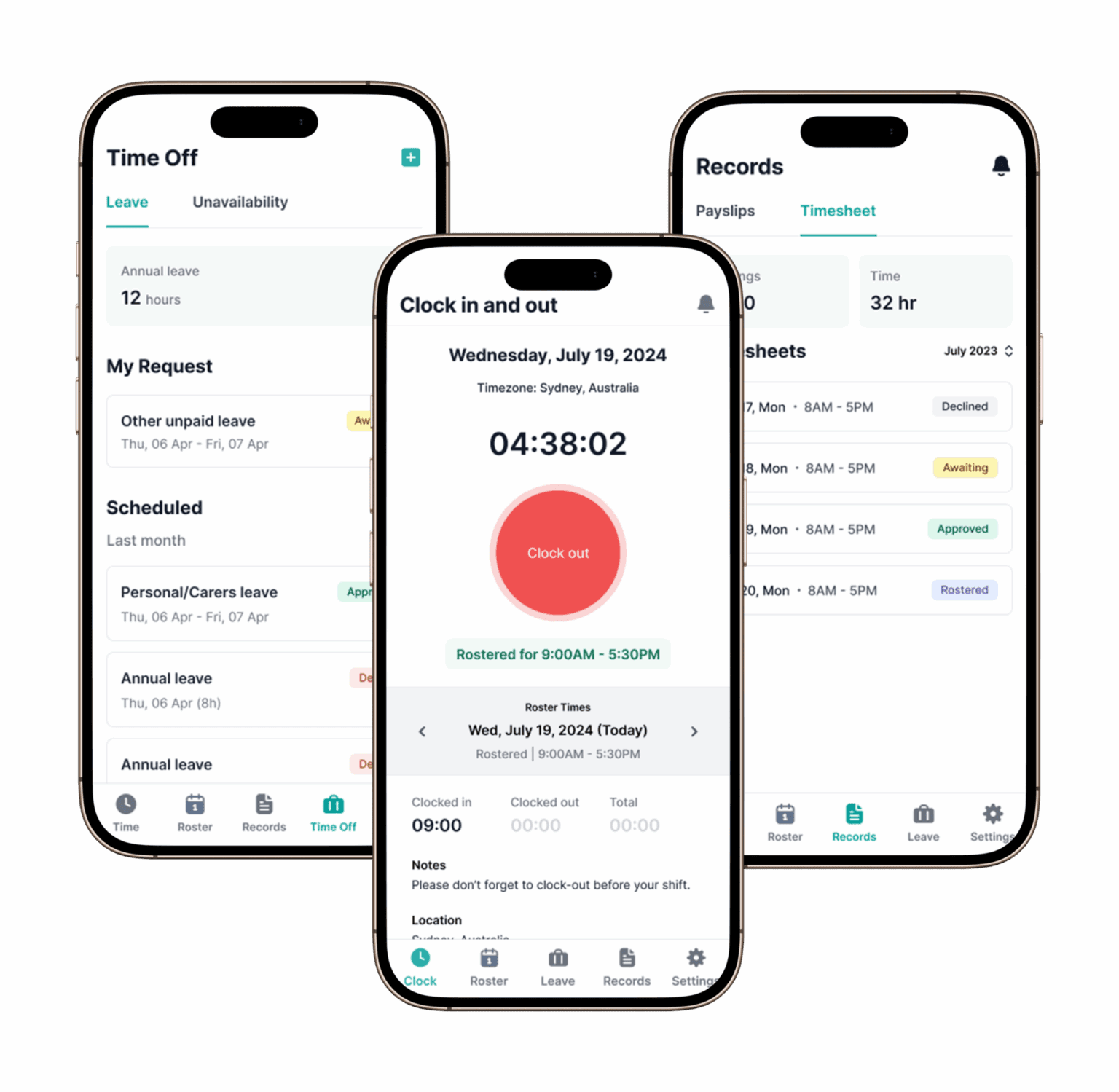 Free Roster Software - Rostering for Small Businesses | Payroller