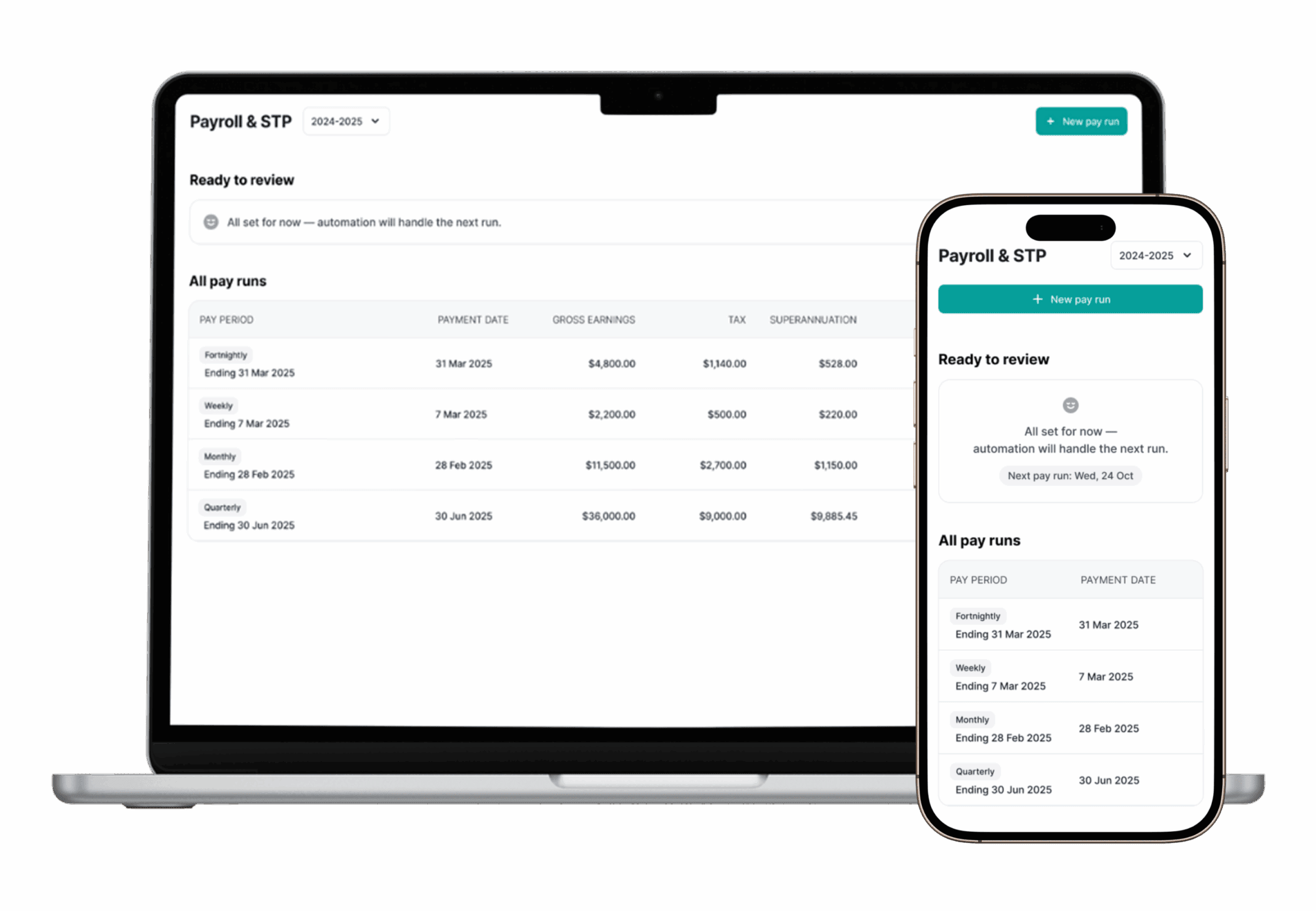 Free Single Touch Payroll STP Mobile App For Business | Payroller
