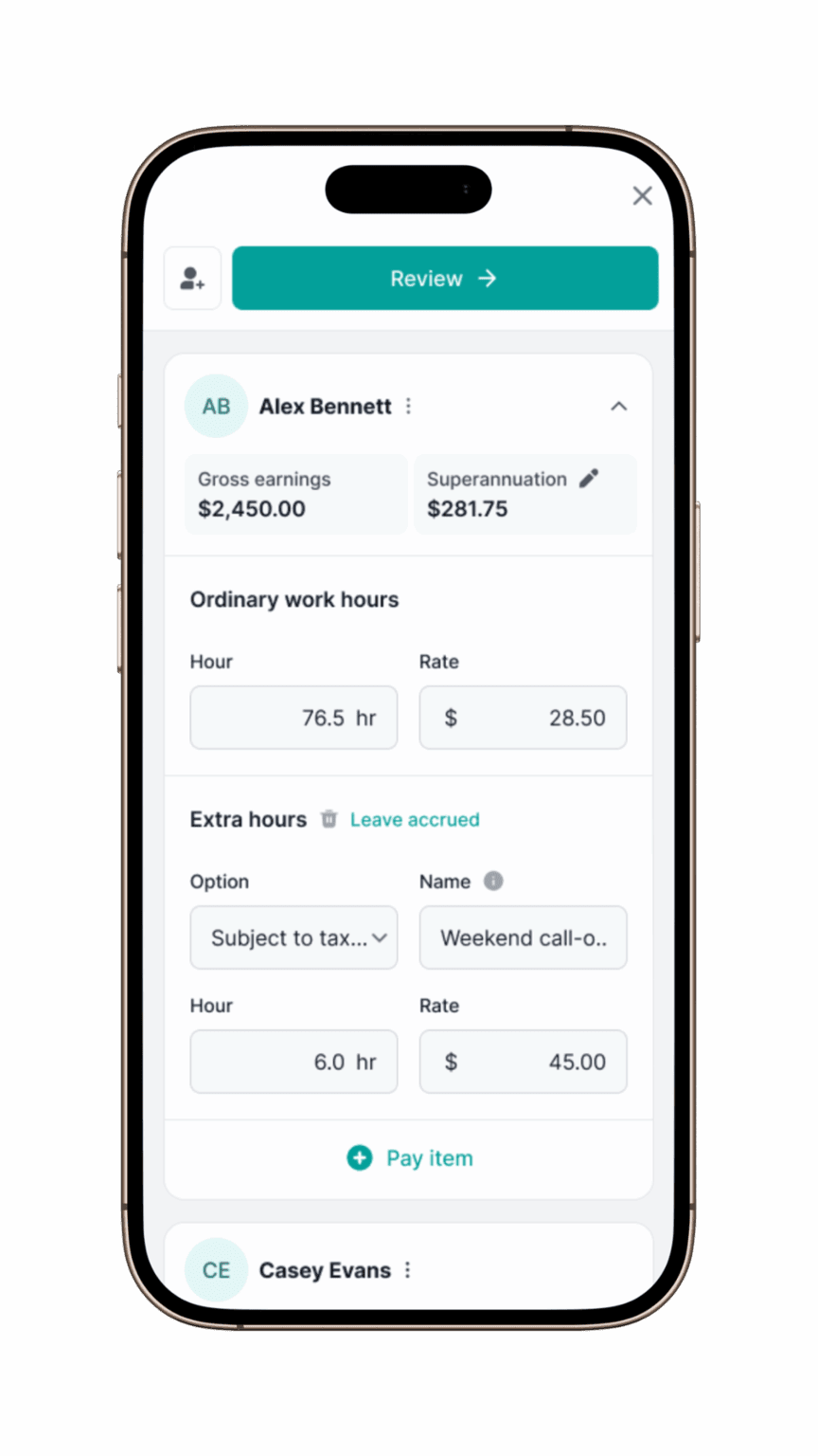 Free Single Touch Payroll STP Mobile App For Business | Payroller
