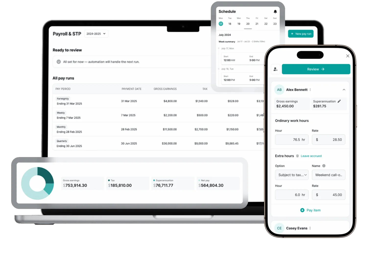Free Single Touch Payroll STP Mobile App For Business | Payroller