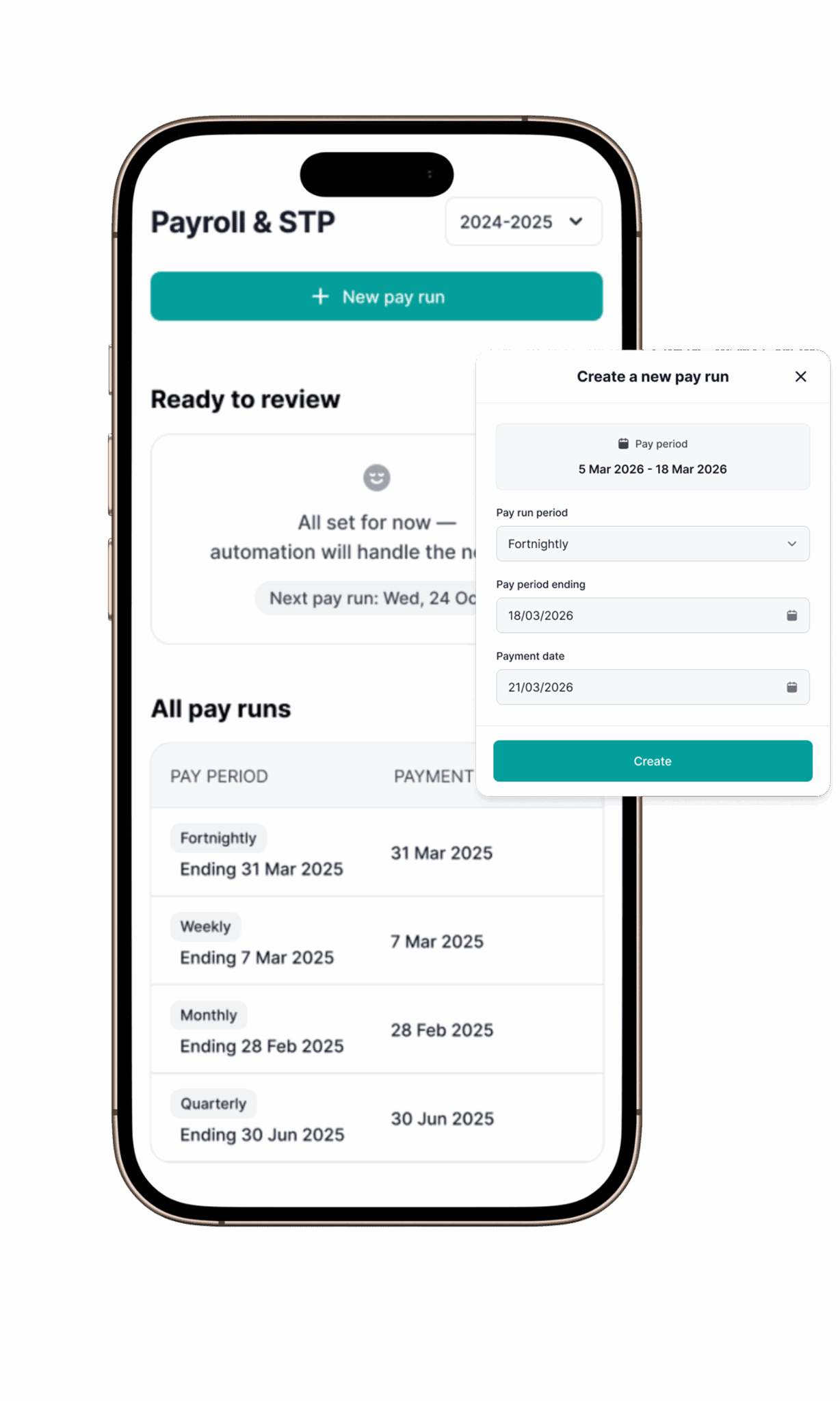 Free Single Touch Payroll STP Mobile App For Business | Payroller