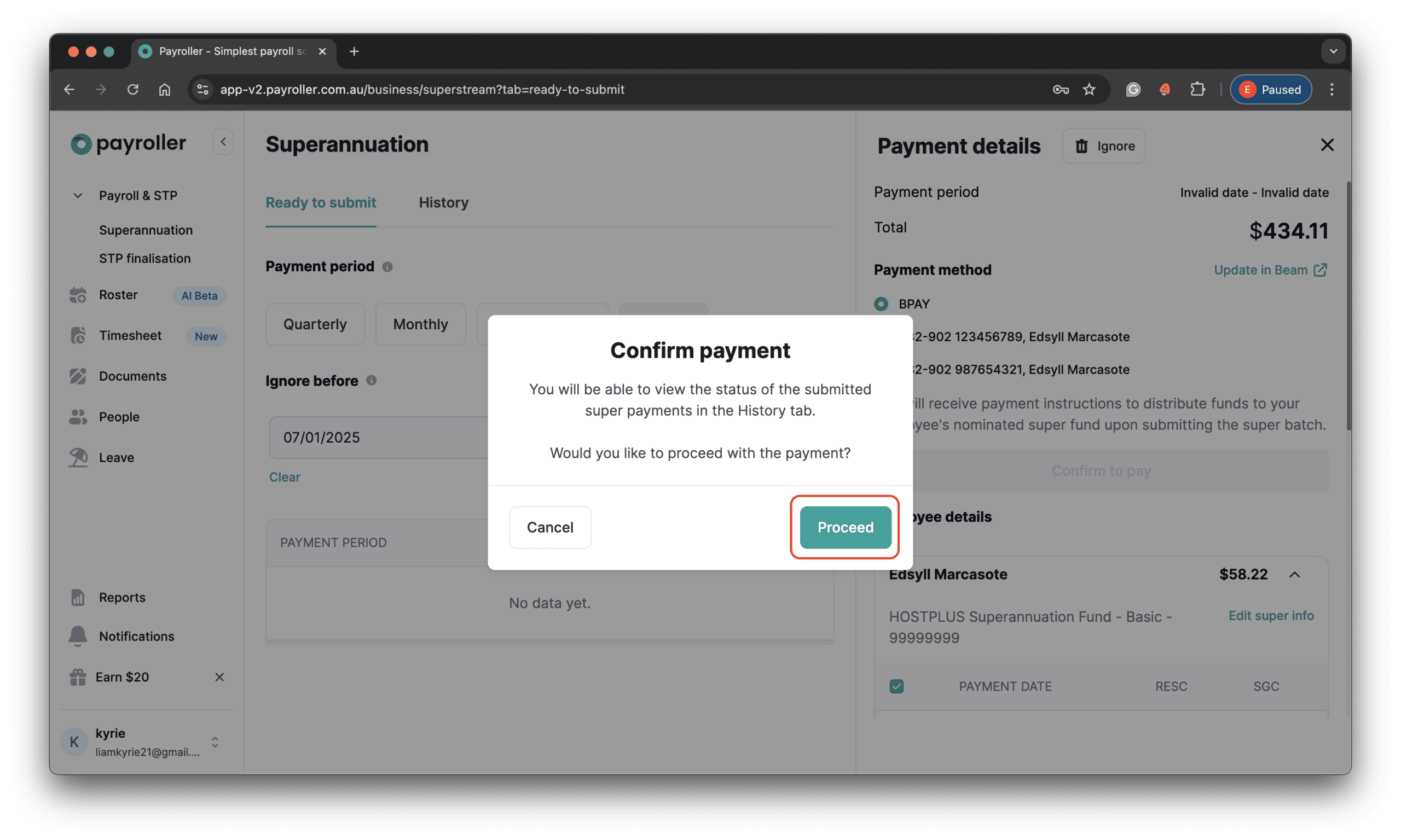 How To Submit Super Payments In Pay Runs | Payroller Australia
