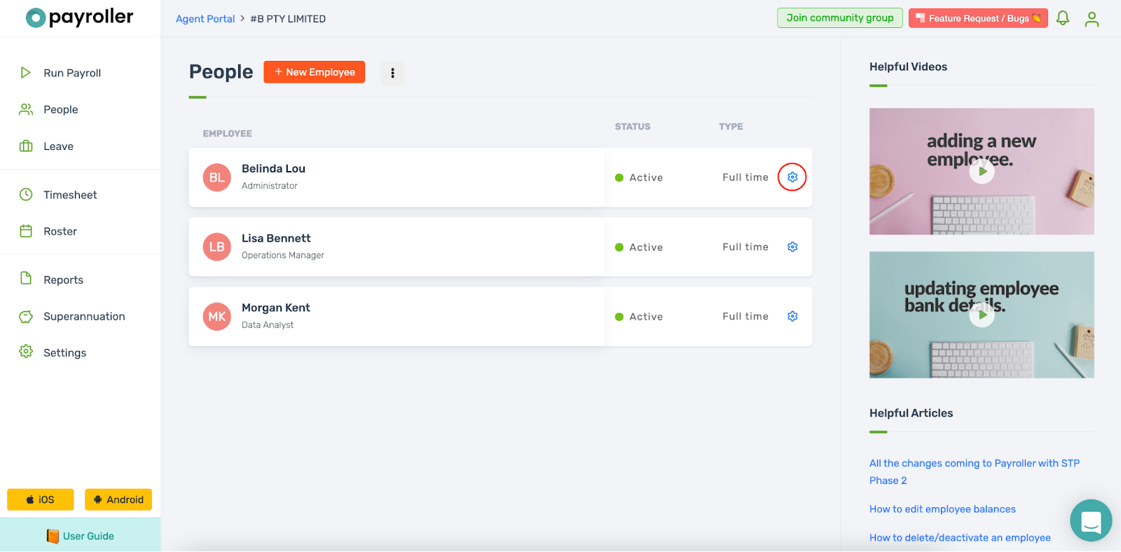 How To Use Pay Templates In Payroller For Easy STP | Payroller