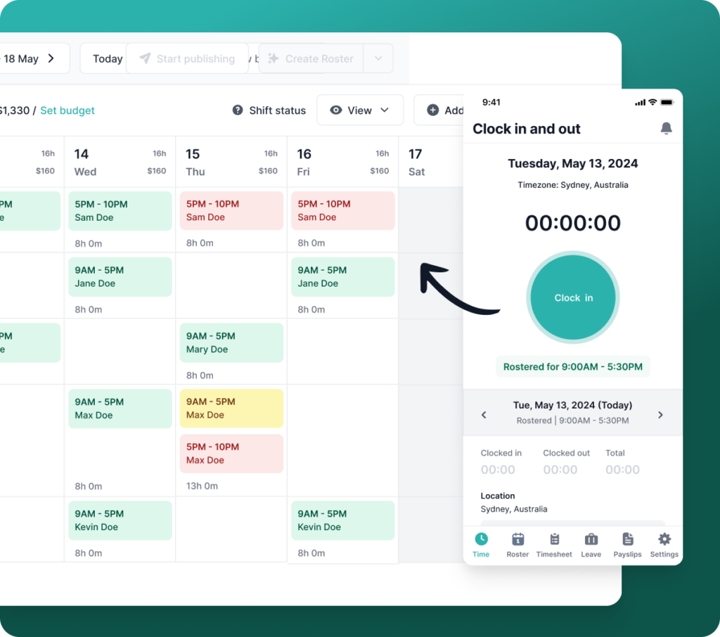 Free AI Rostering Software - Make Easy Rosters with AI! | Payroller
